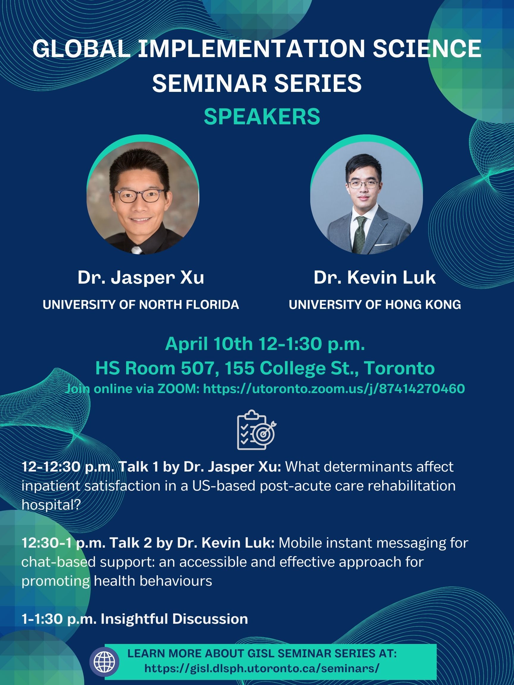 Global Implementation Science Lab Seminar Series With Dr Jasper Xu